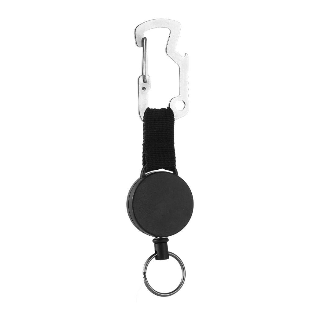 Retractable Keychain Badges Holder Antitheft Keychain Key Holder ...