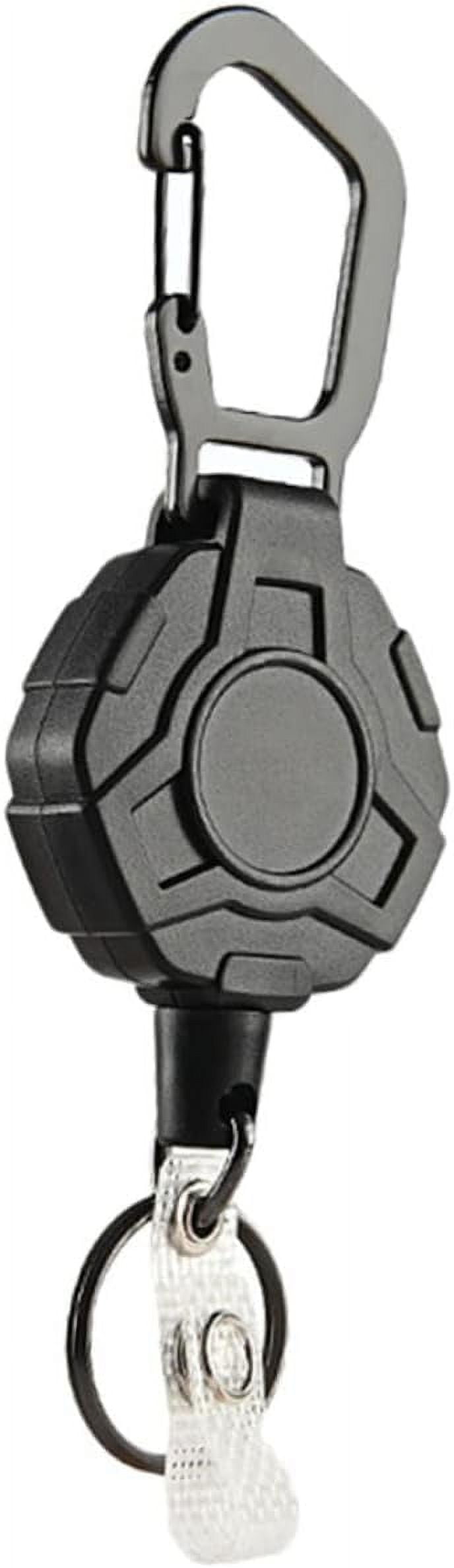 Retractable Keychain Hanging Buckle Portable Keychain Badge Reels ...