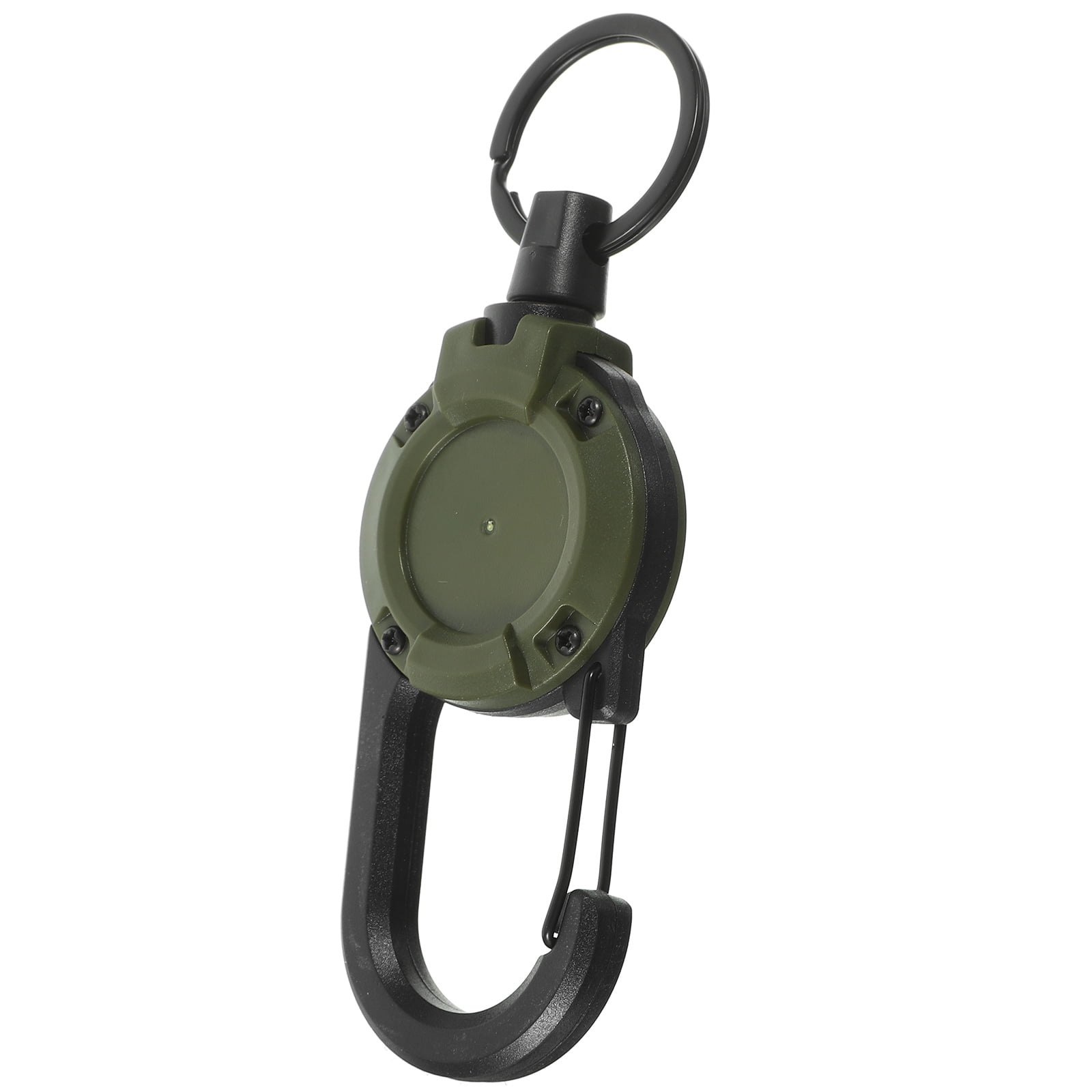 Retractable Keychain Hanging Buckle Saftey Keychains Holder Fob Id ...