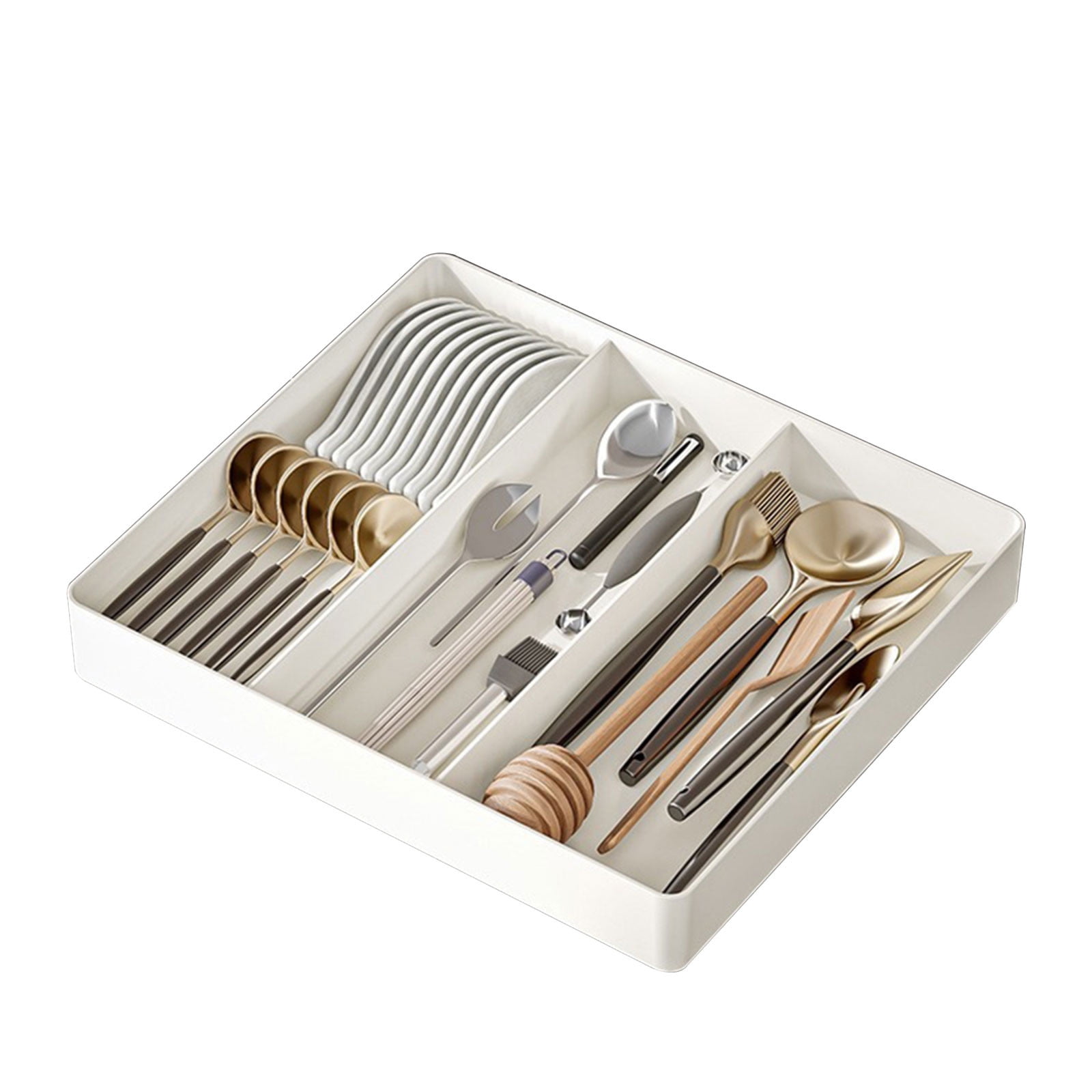 Retractable Kitchen Storage Box with Detachable Trays - Expandable ...