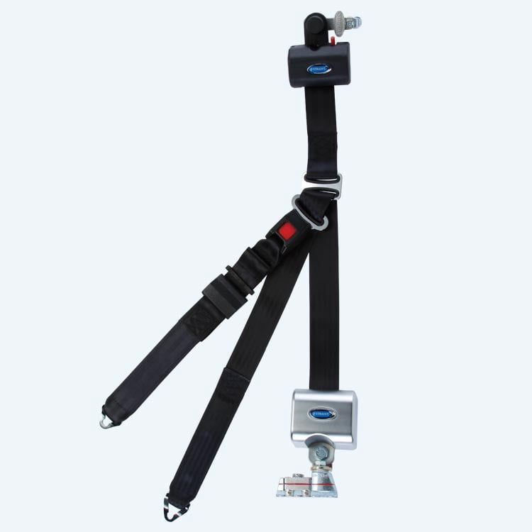 Retractable Lap & Shoulder Combination Belt with Retractable Height ...