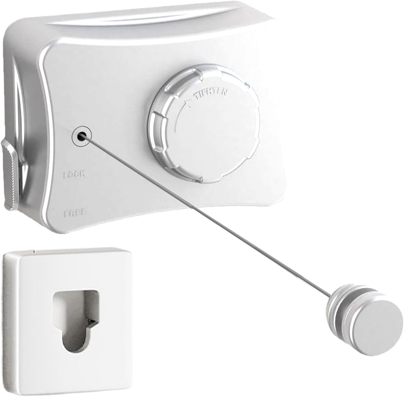 Retractable Laundry Line Indoor,16.7 Ft Wall Mounted Laundry Hanger ...