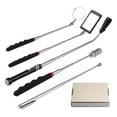 Retractable Magnetic Pickup Pickup Tool Set with Inspection Mirror ...