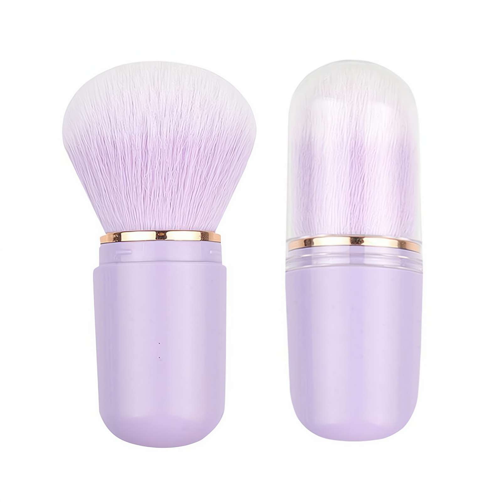 Retractable Makeup Brush,Professional Mushroom Head Mini akeup Brushes ...