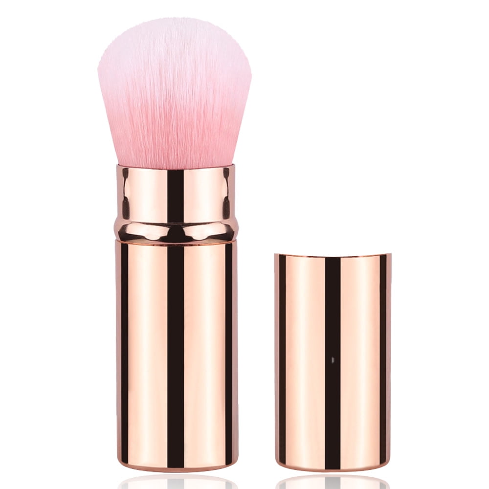 Retractable Makeup Brush, Travel Blush Brush with Cover - Walmart.com