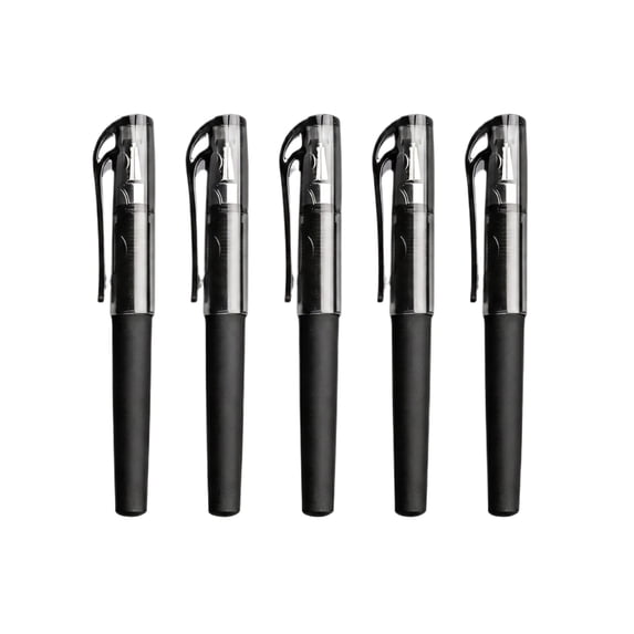 Retractable Neutral Ink Pens , Medical Grade Quick-Drying Ink Pens 5 ...