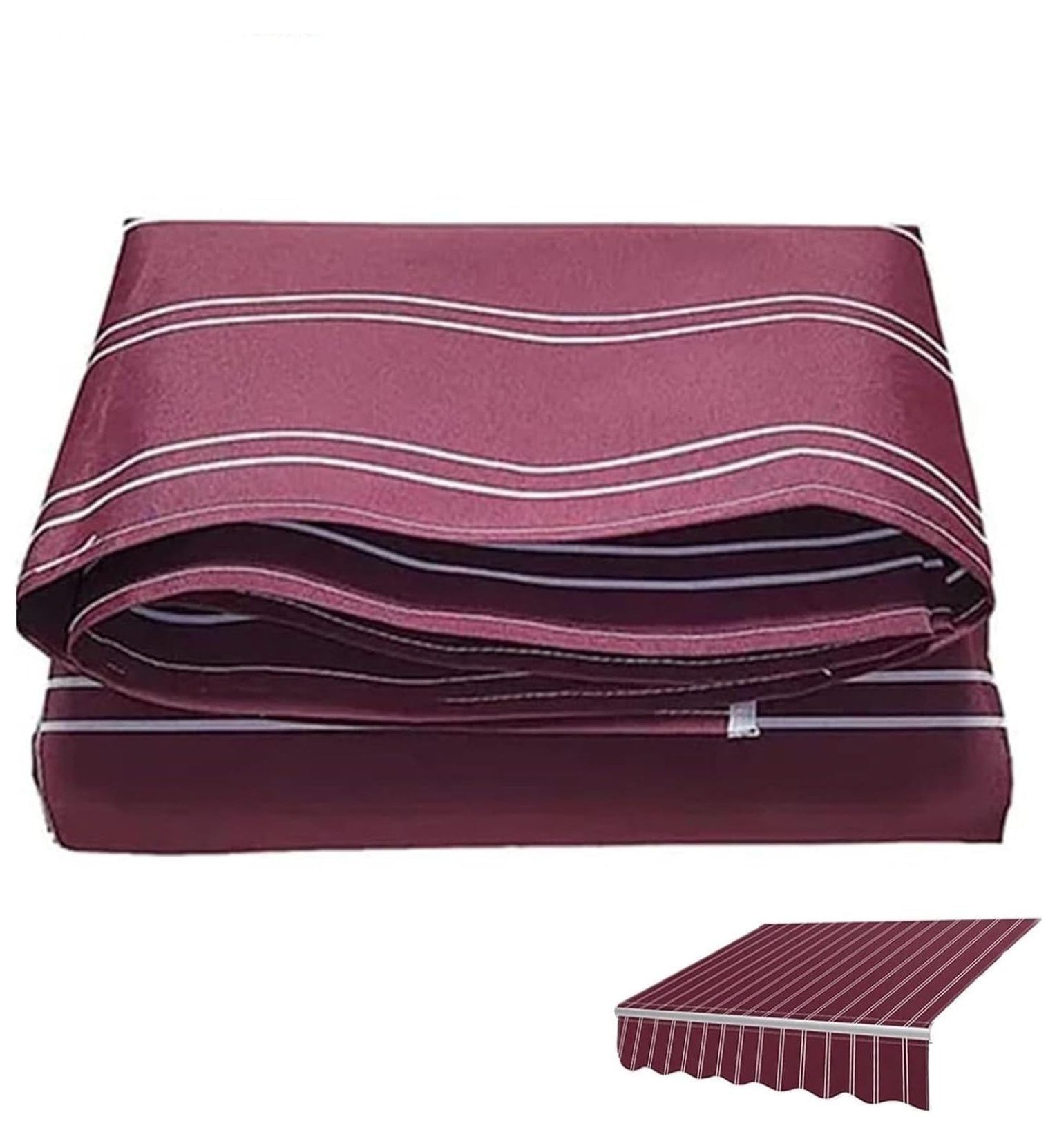 Retractable Patio Awning Replacement Fabric (Without Frame) Waterproof ...