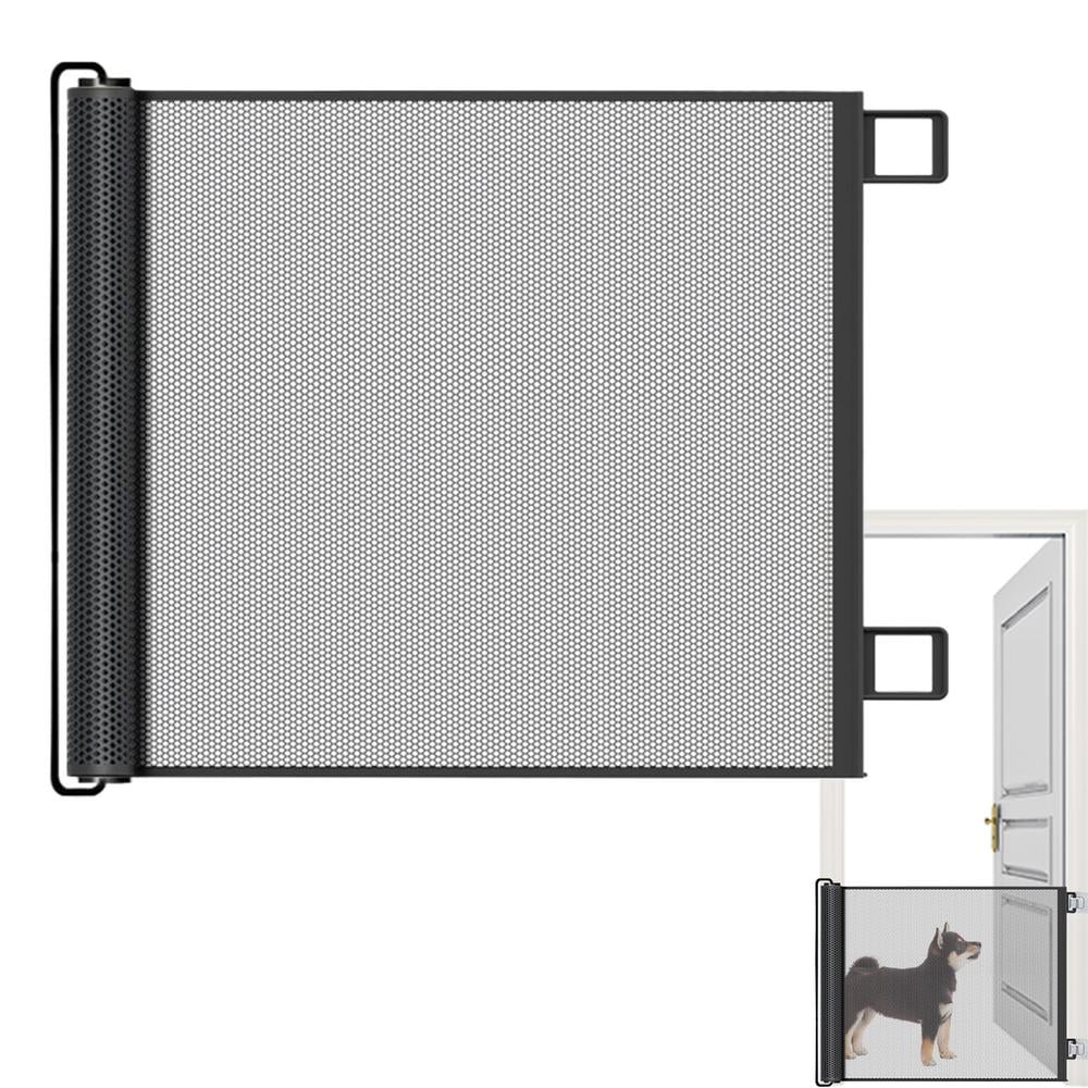 Retractable Pet Gate Automatic Retractable Mesh Isolation Net For Kid ...
