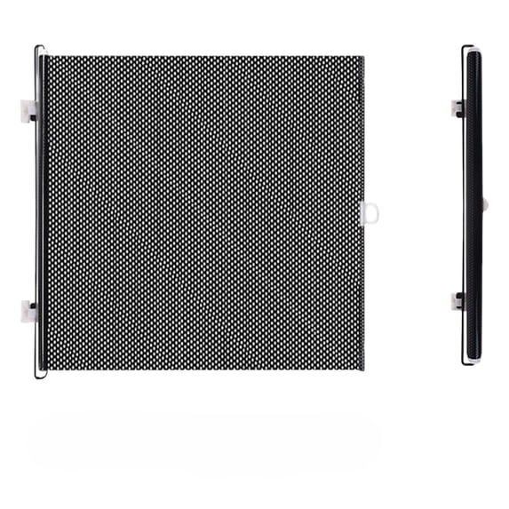 Retractable Pet Gate No Drill Required, Extendable Mesh Safety Barrier ...