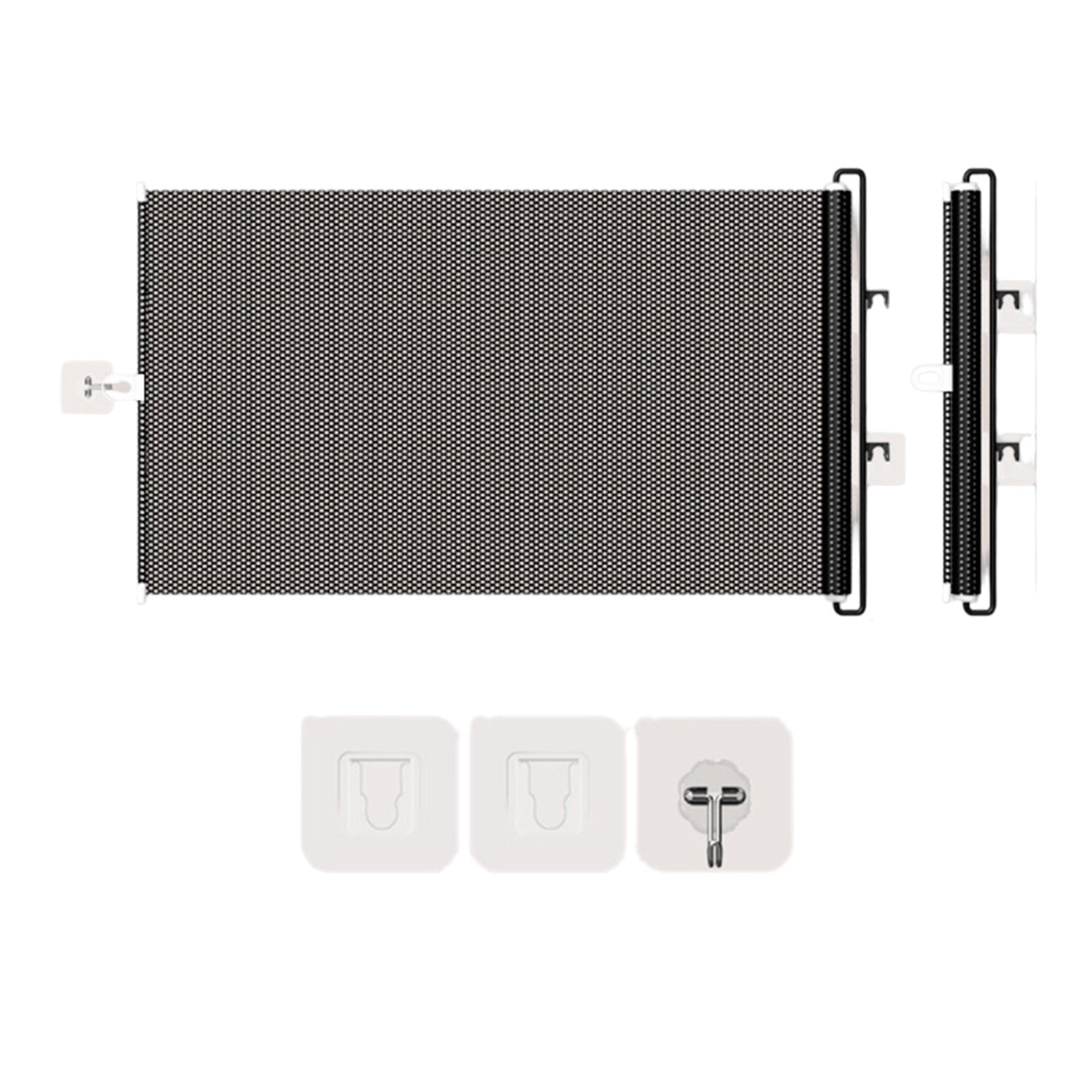 Retractable Pet Gate for Cats & Puppies, No-Drill 49.21" Wide Gate, 15. ...