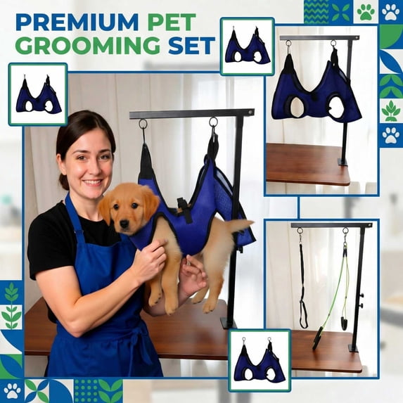 Retractable Pet Grooming Arm & Stand, Adjustable Height Beauty Table ...