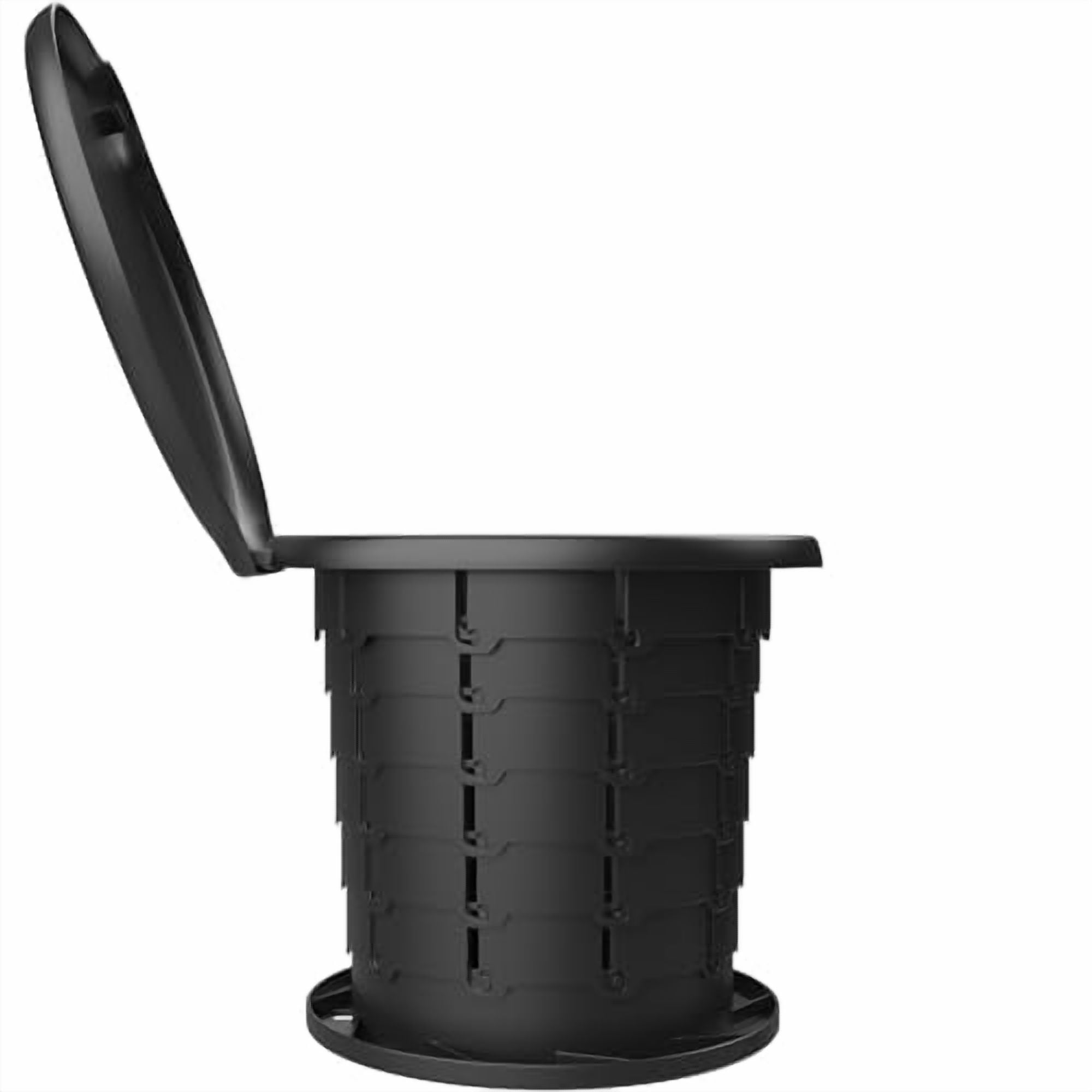 Retractable Portable Toilet - Collapsible Bucket, Adjustable Height and ...