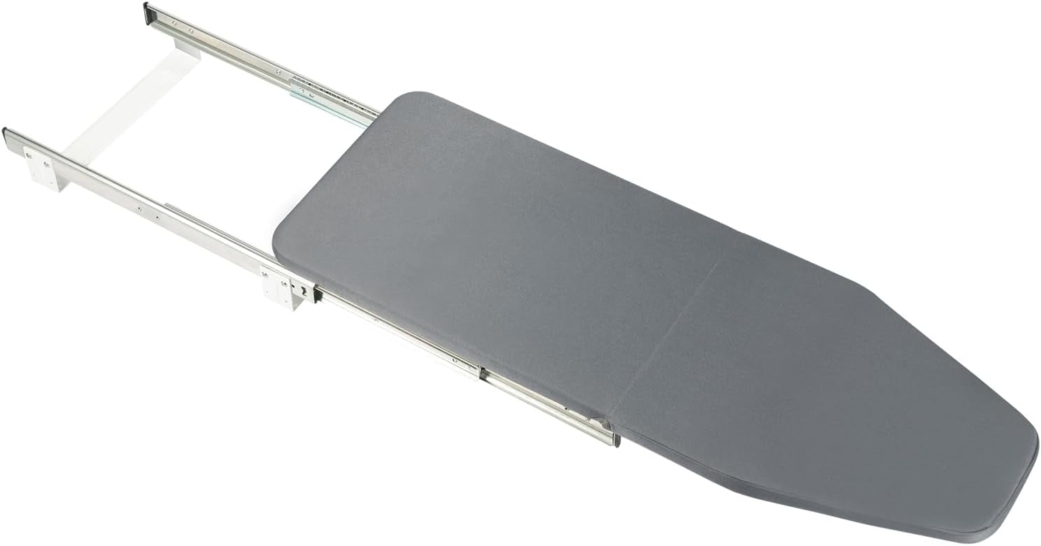 Retractable Pull Out Ironing Board, 180° Rotation Metal Foldable ...