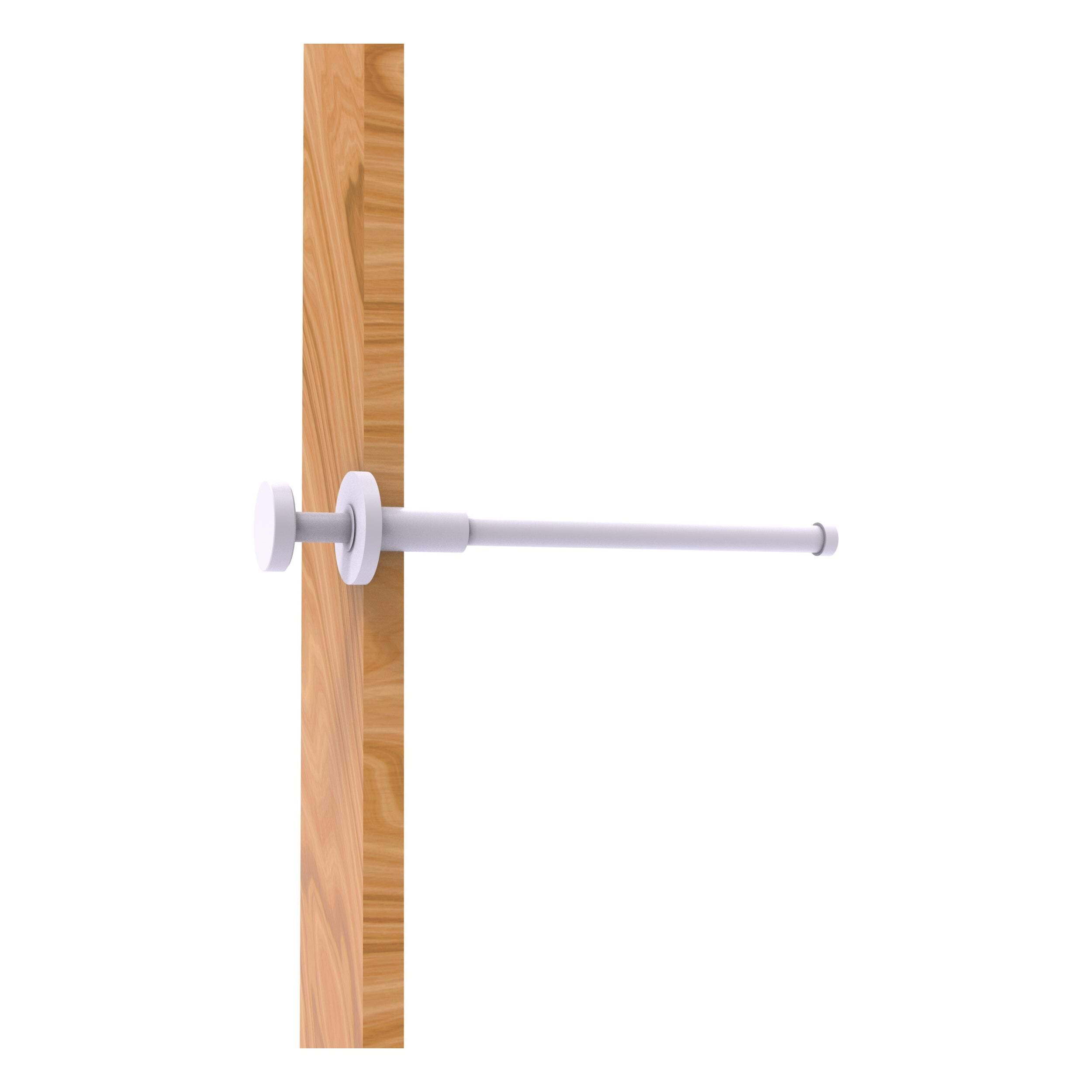 Retractable Pullout Garment Rod - Matte White - Walmart.com