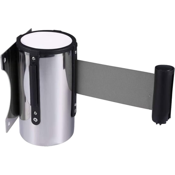 Retractable Queue Tape, Wall Mounted Barrier Queue Rope Barrier Safety ...