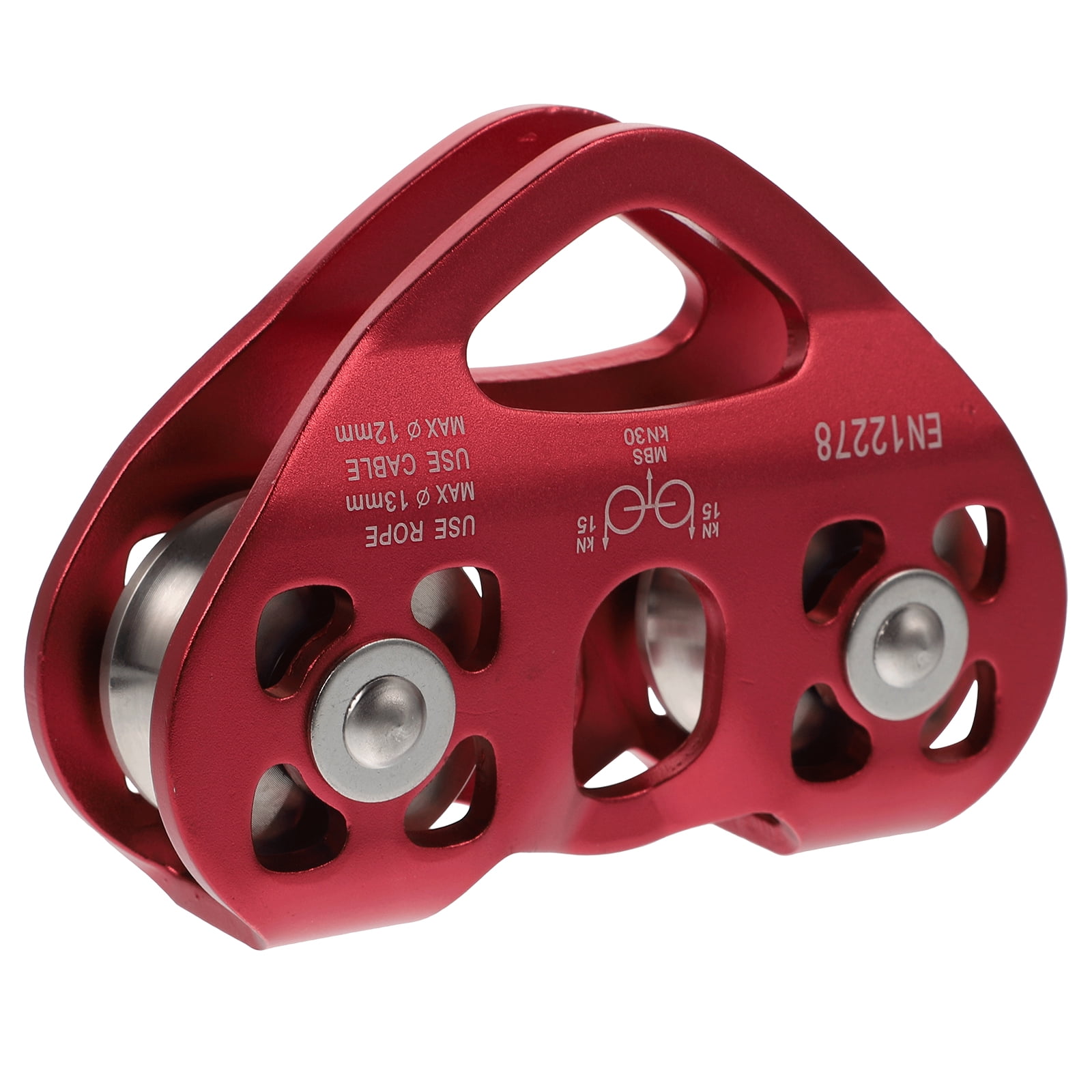 Retractable Ratchet Strap Heart Shape Double Pulley Blocker Fitness ...