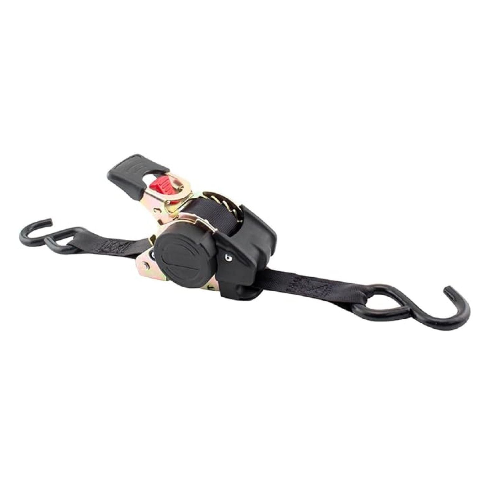 Retractable Ratchet Straps 1in x 6ft (2 Pack) - Heavy Duty Tie Down ...