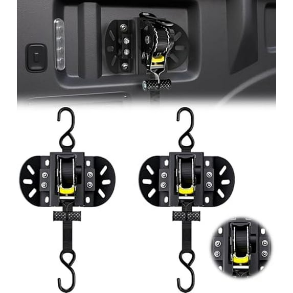 Retractable Ratchet Straps Compatible with 2015-2025 Ford F150 & Raptor ...