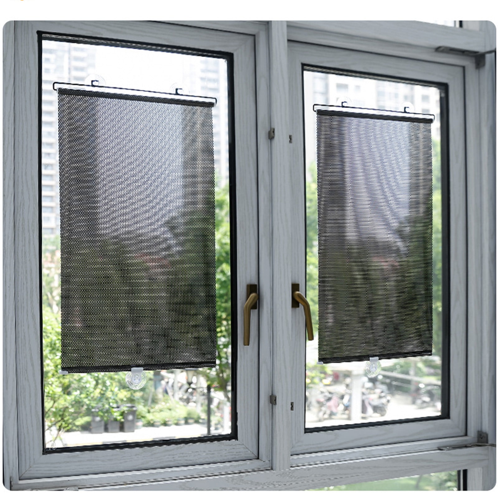 Retractable Roller Blinds for Home & Car - Heat Insulation Blackout ...