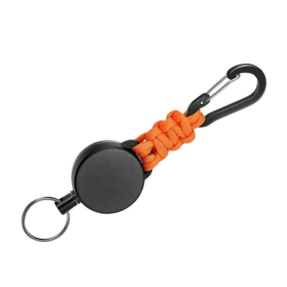 KEY-BAK MID6 Retractable Carabiner Keychain with 36" Retractable Cord ...