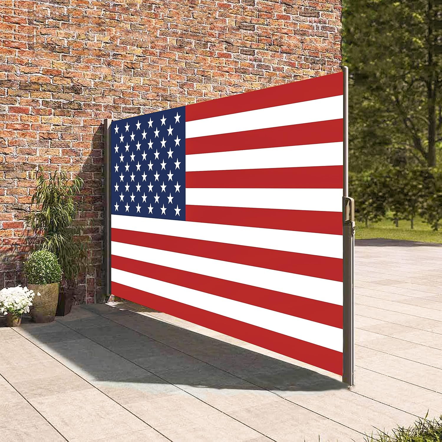 Retractable Side Awning,Waterproof & UV-Resistant,Folding Privacy ...