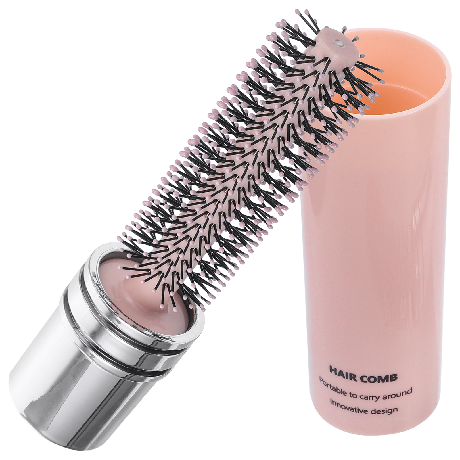 Pink Anti Static Hair Brush for Hairdressing with ABS Material ...