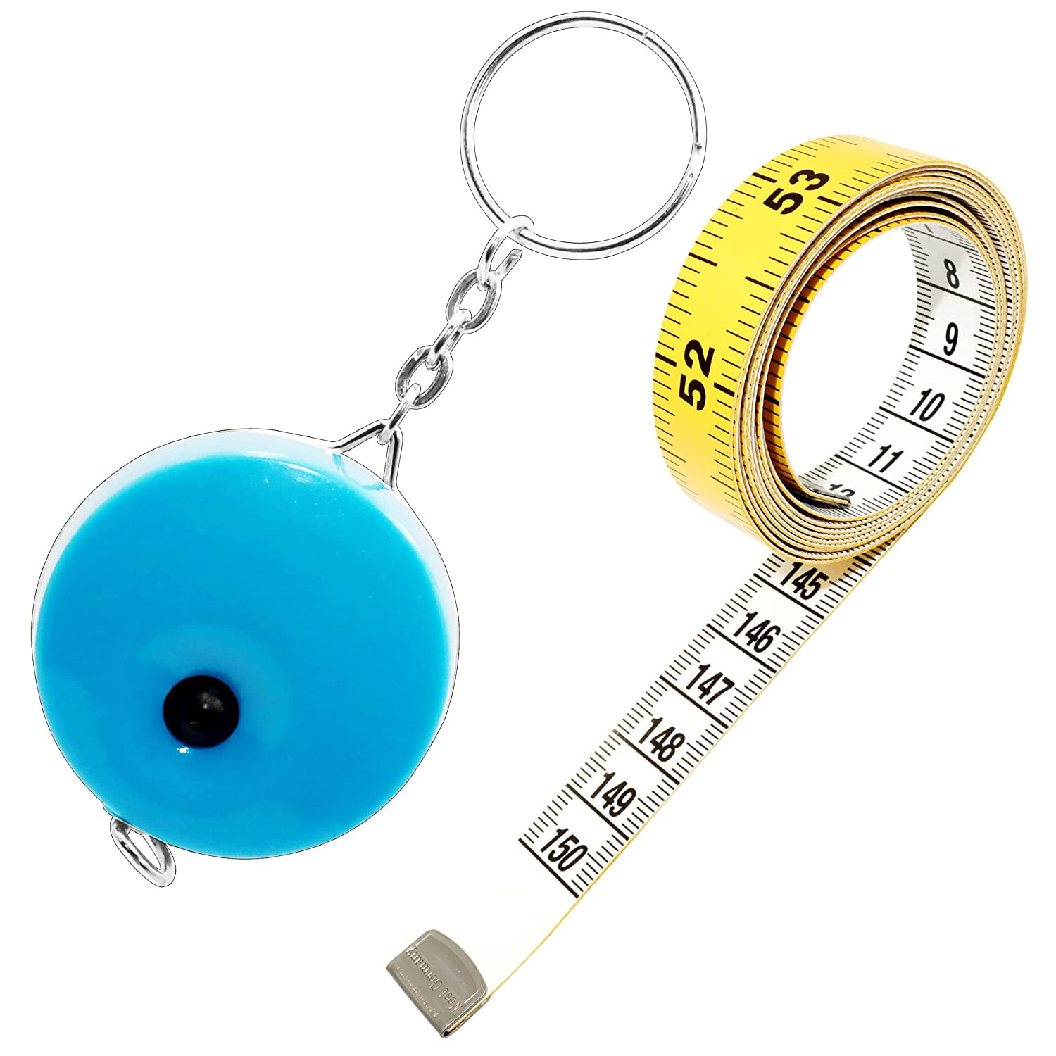 Retractable Soft Tape Measure Dual Sided Double Scale Fabric Tape ...