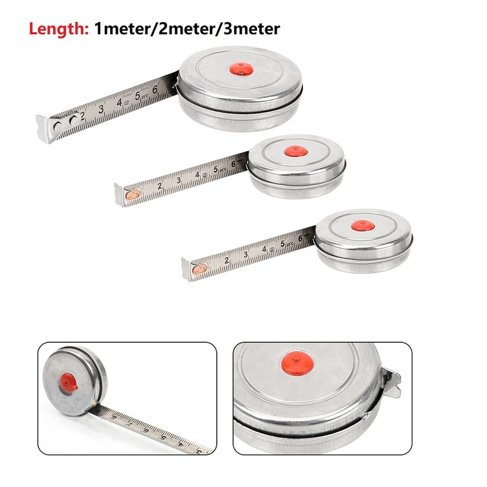 Retractable Stainless Steel Measuring Ruler Tape Measure Sewing ...