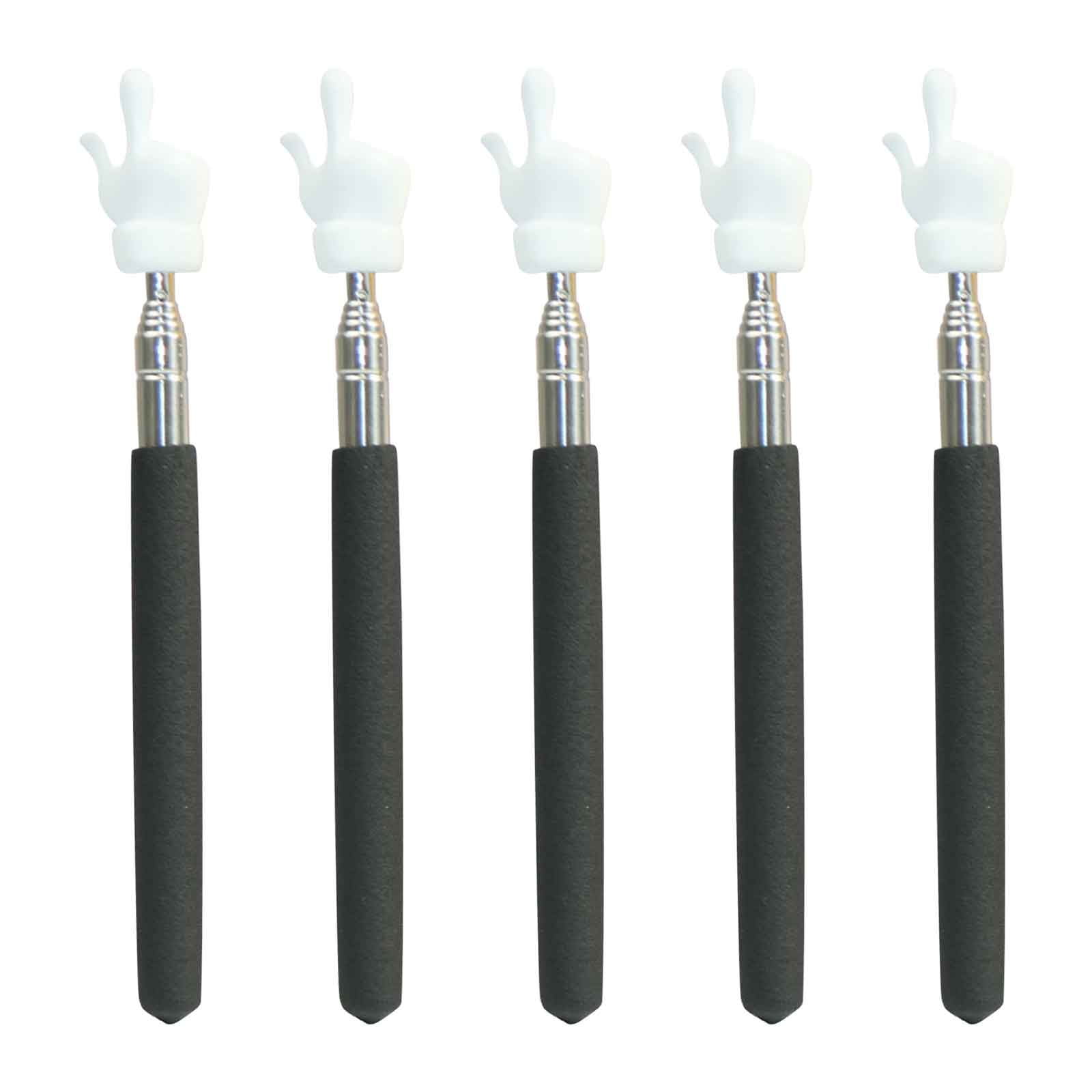 Retractable Stainless Steel Teaching Pointer Set Black - 15-50cm ...