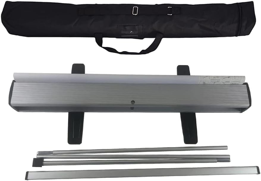 Retractable Stand Roll Up Stand 33½''x 80'' Advertising Display Stand ...