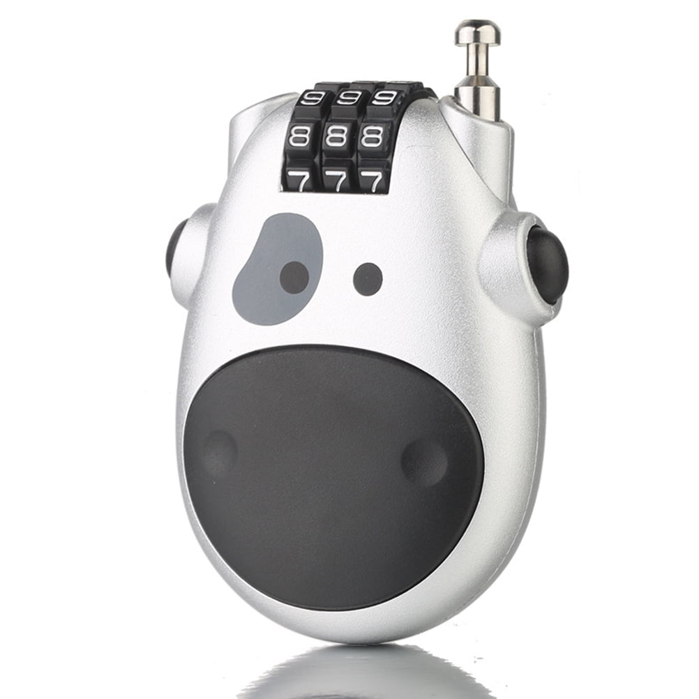 Retractable Steel Cable Lock for Bikes, Helmets, Luggage & More ...