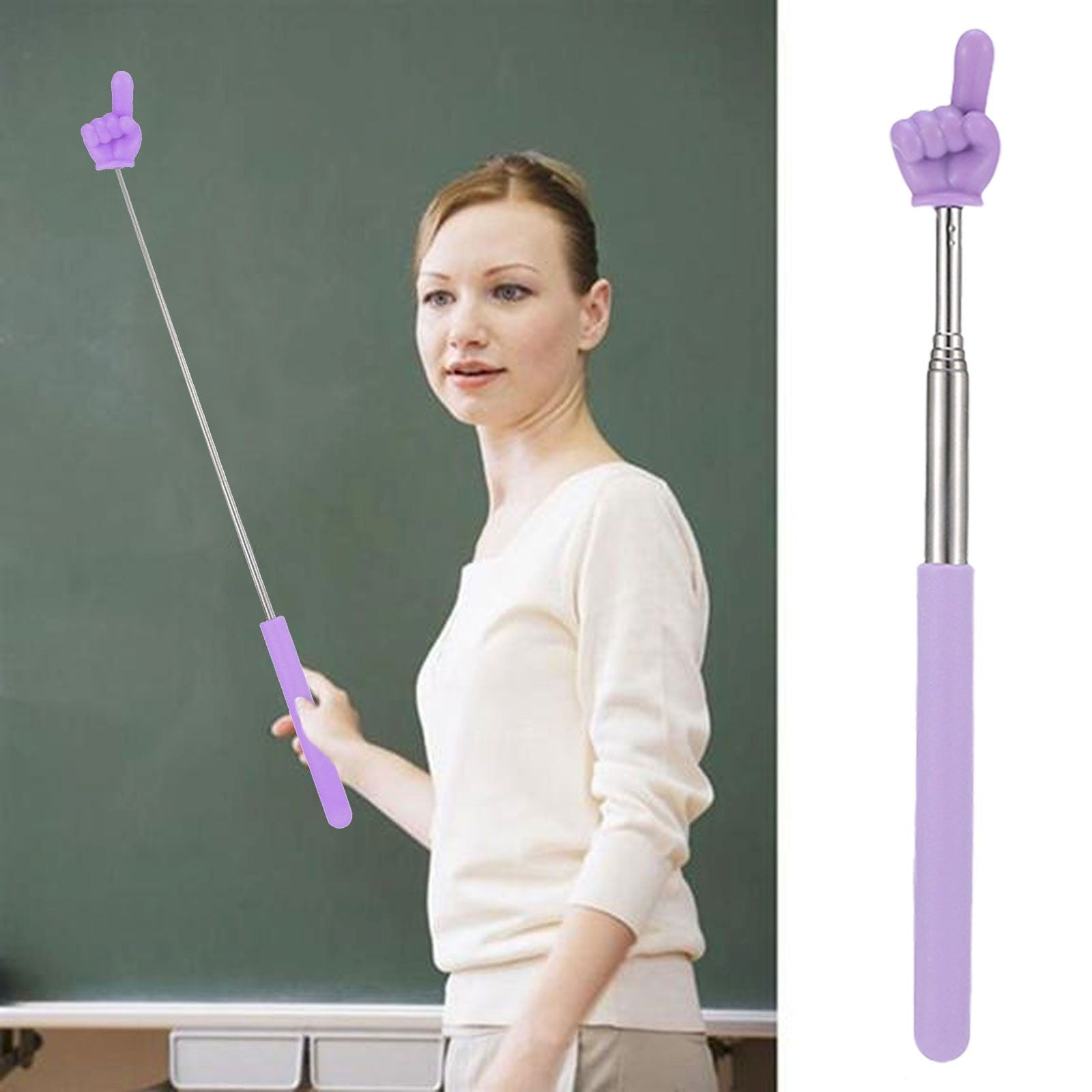 Retractable Teacher Pointer, 1 Pc Pointer Finger Stick, Retractable ...