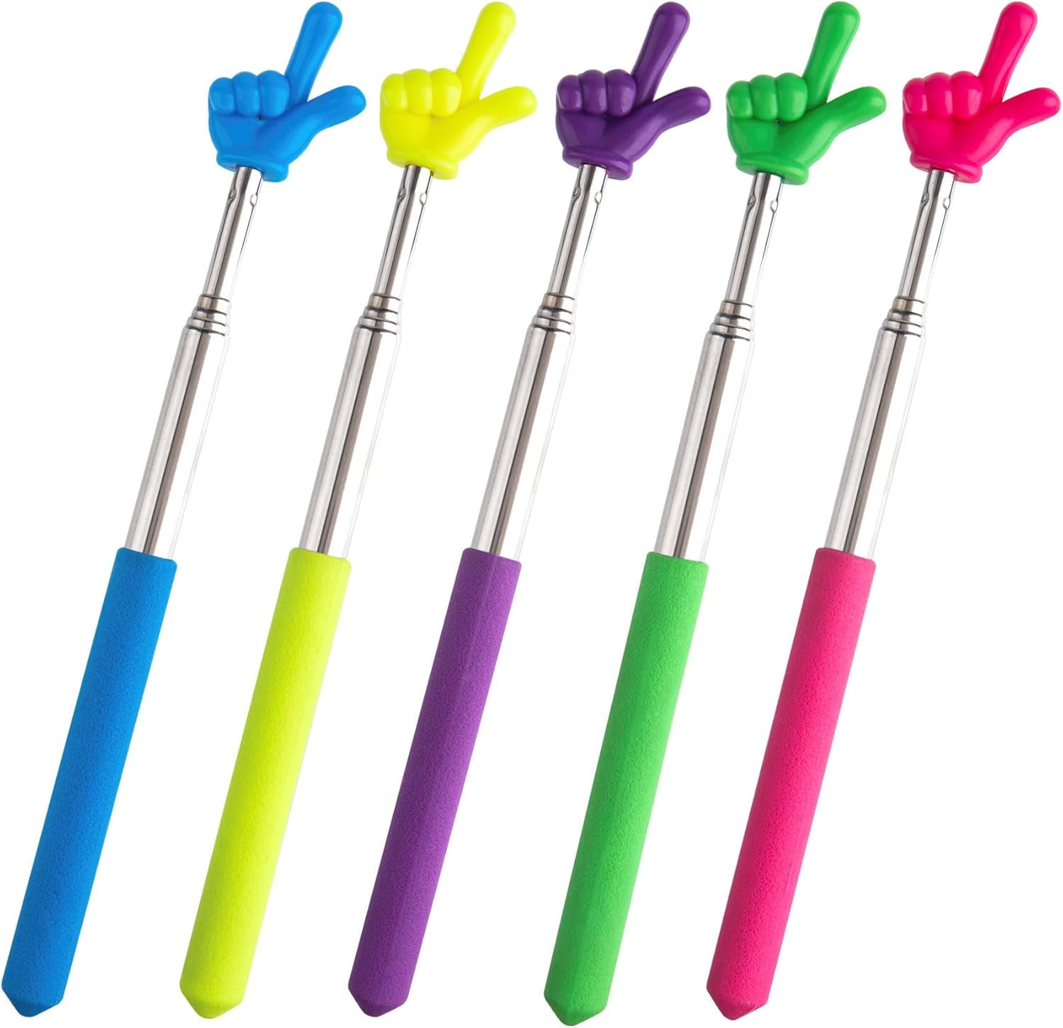 Retractable Teacher Pointers for Classroom Reading, Hand-Shaped ...