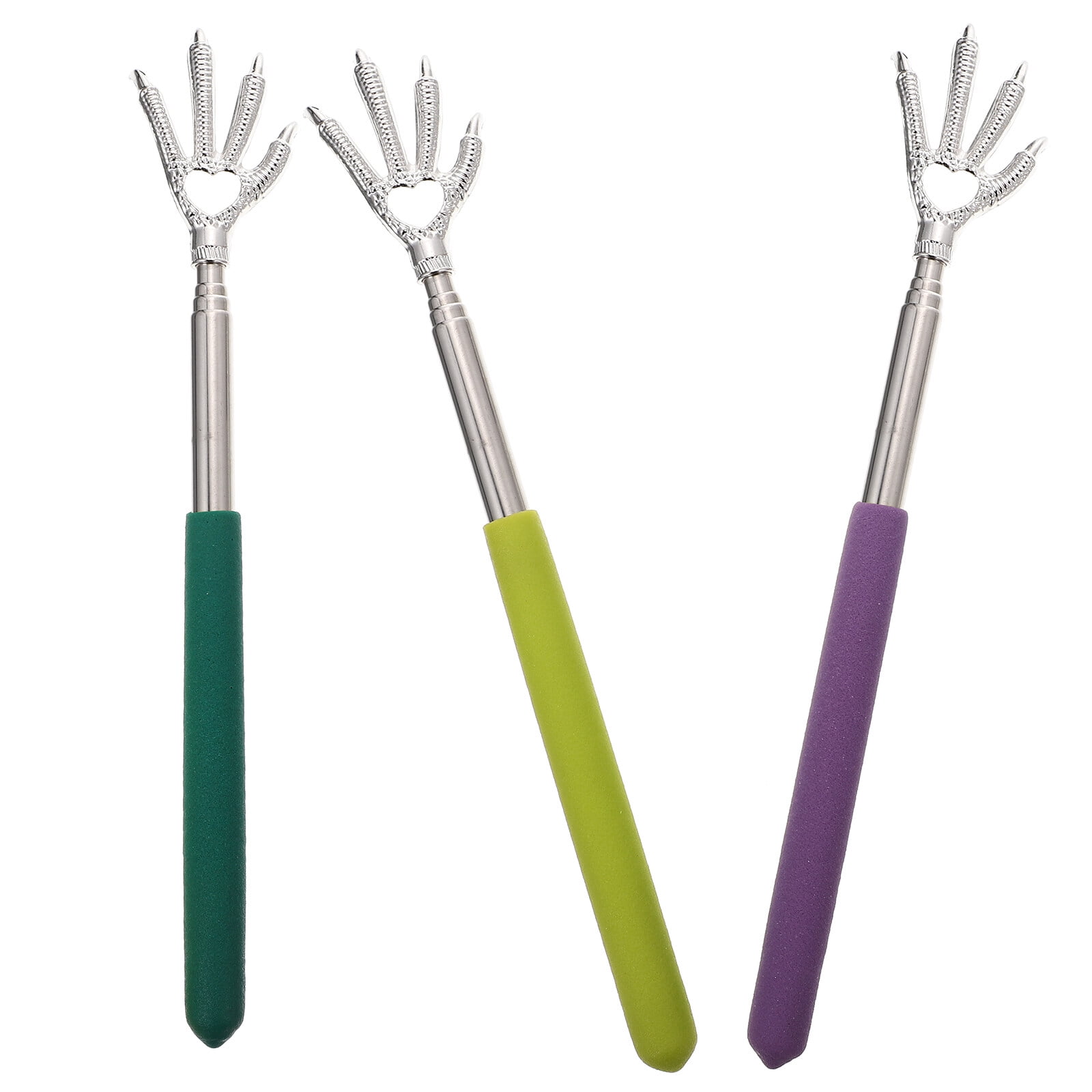 Retractable Tickle Scraper Scrapper Stainless Spatula Scratcher Back ...