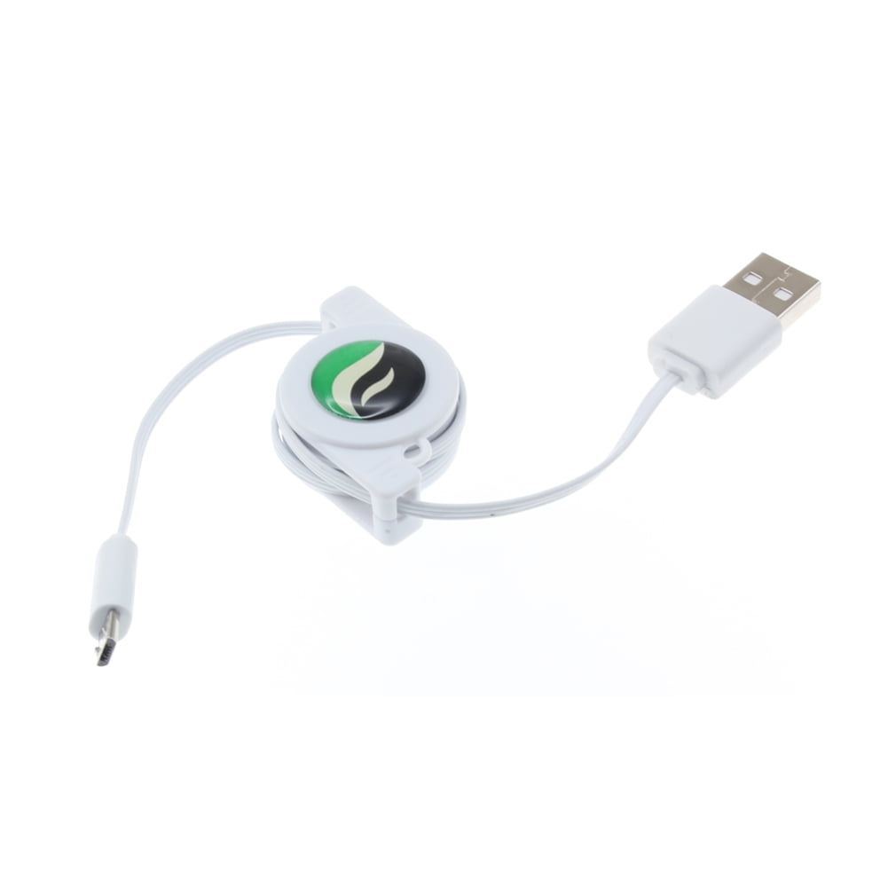 Retractable USB Cable MicroUSB Charger Power Cord J1Q for Samsung ...