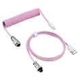 Retractable USB to USB C Cable For Mechanical Keyboard with Detachable ...