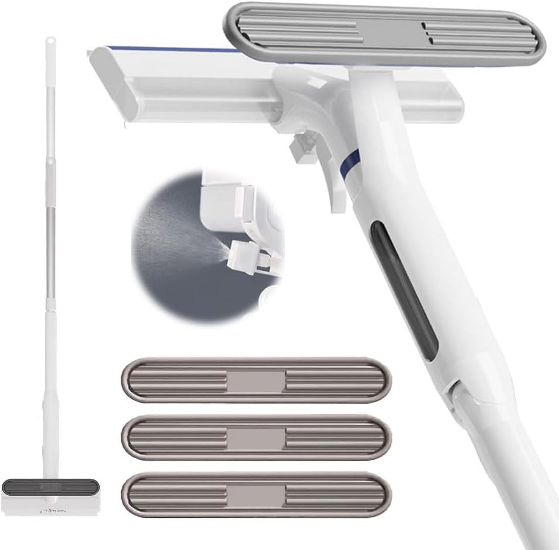 Retractable Window Cleaner with Sprayer & Sewage Containers,Squeegee ...