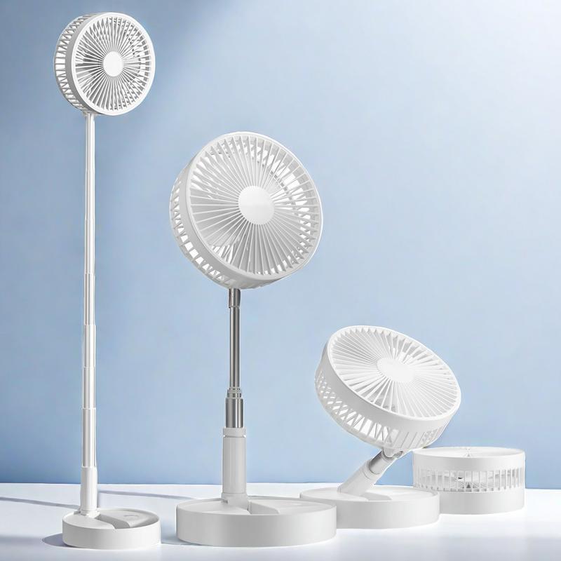 Retractable fan Universal Pedestal Fan, Folding Portable USB Desk Fan ...