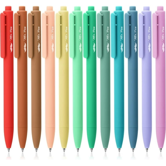 - Retractable s for Journaling, 12 , Deep Morandi Color Inks, Dry ...