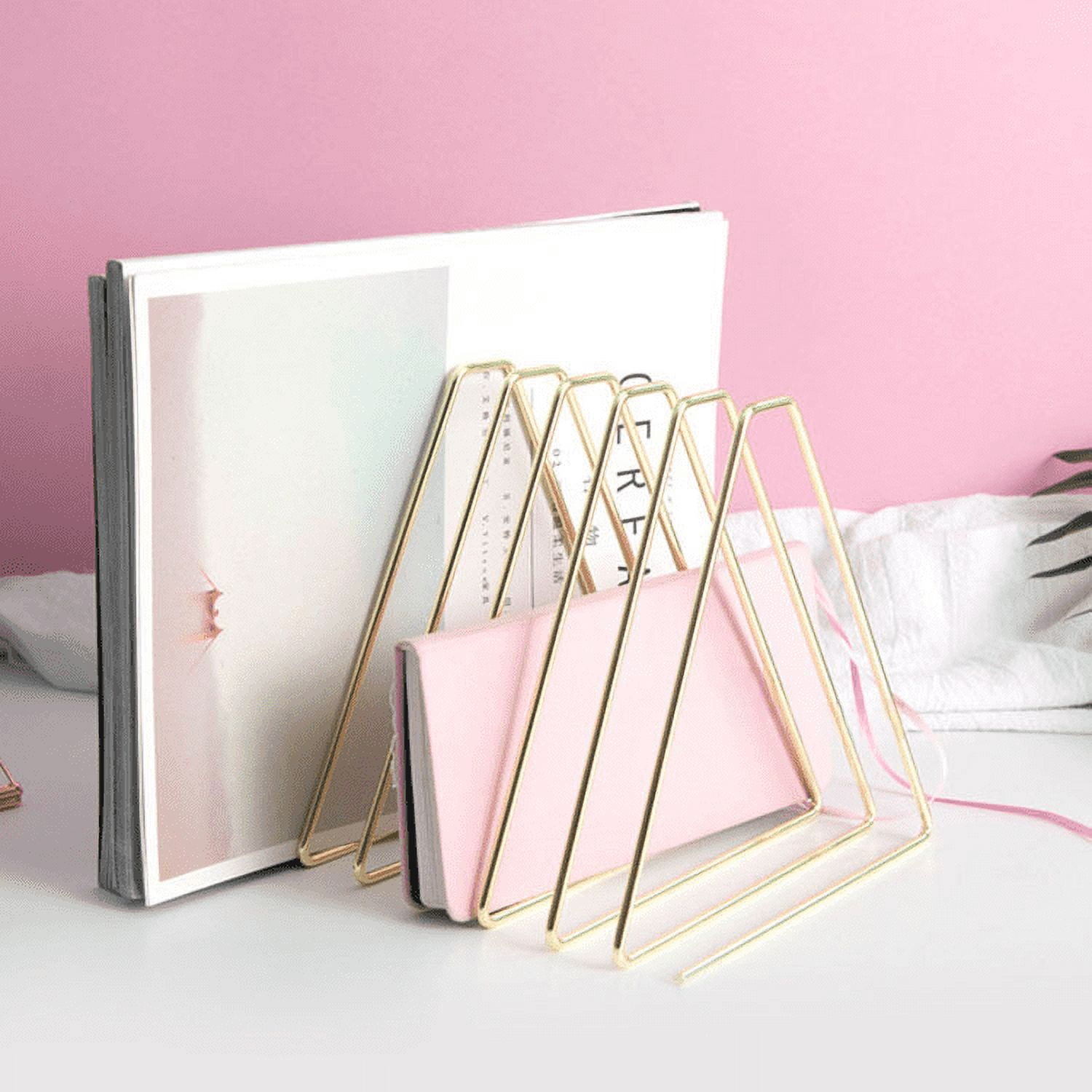 Retractable triangle metal book stand simple iron book stand book by ...