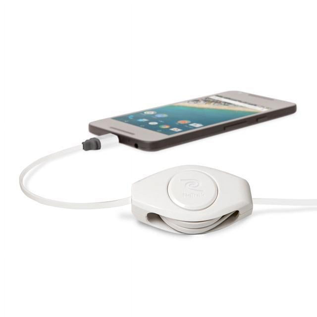 Retrak ETPRUCAMWT White Retractable USB to USB-C Charging Cable ...
