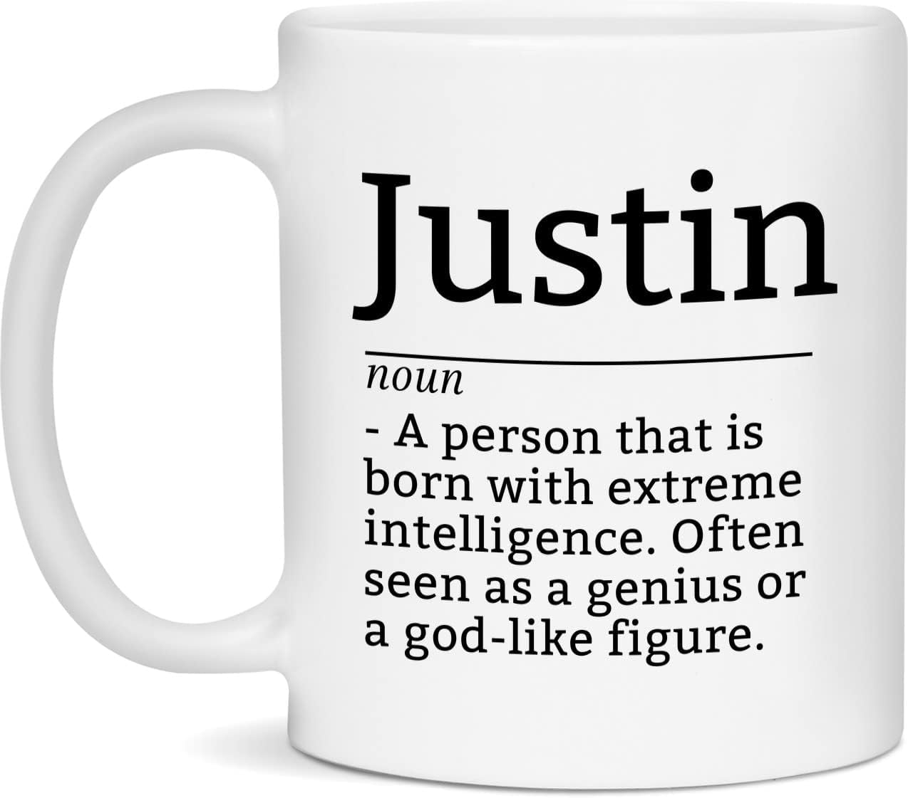 Justin Definition Mug, Justin Coffee Mug, Gift For Justin, 11oz Cup ...
