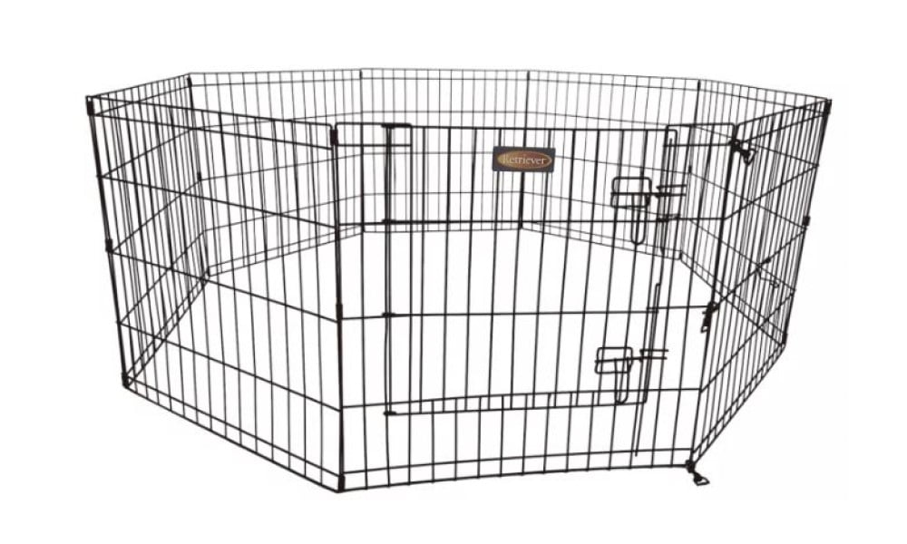 Retriever 24 inches Steel Step-Thru Exercise Pen for Dogs - Walmart.com