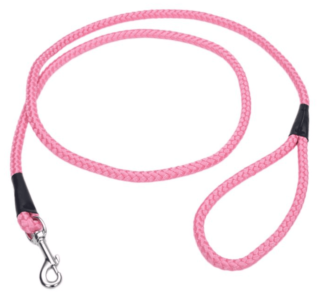 Retriever Rope Snap Dog Leash, 1/2in. x 6ft, Pink - Walmart.com