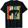 Retro 1970's Style High Jump Track And Field T-Shirt - Walmart.com
