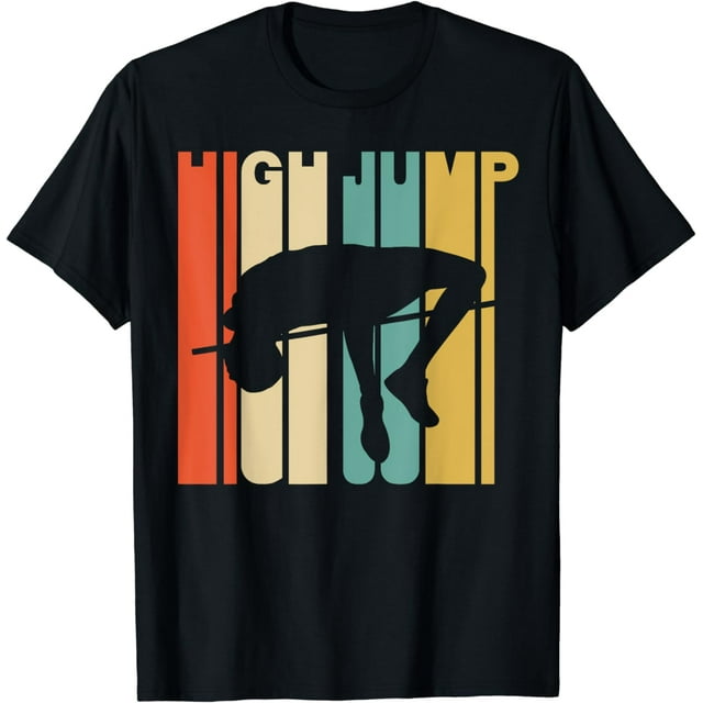 Retro 1970's Style High Jump Track And Field T-Shirt - Walmart.com