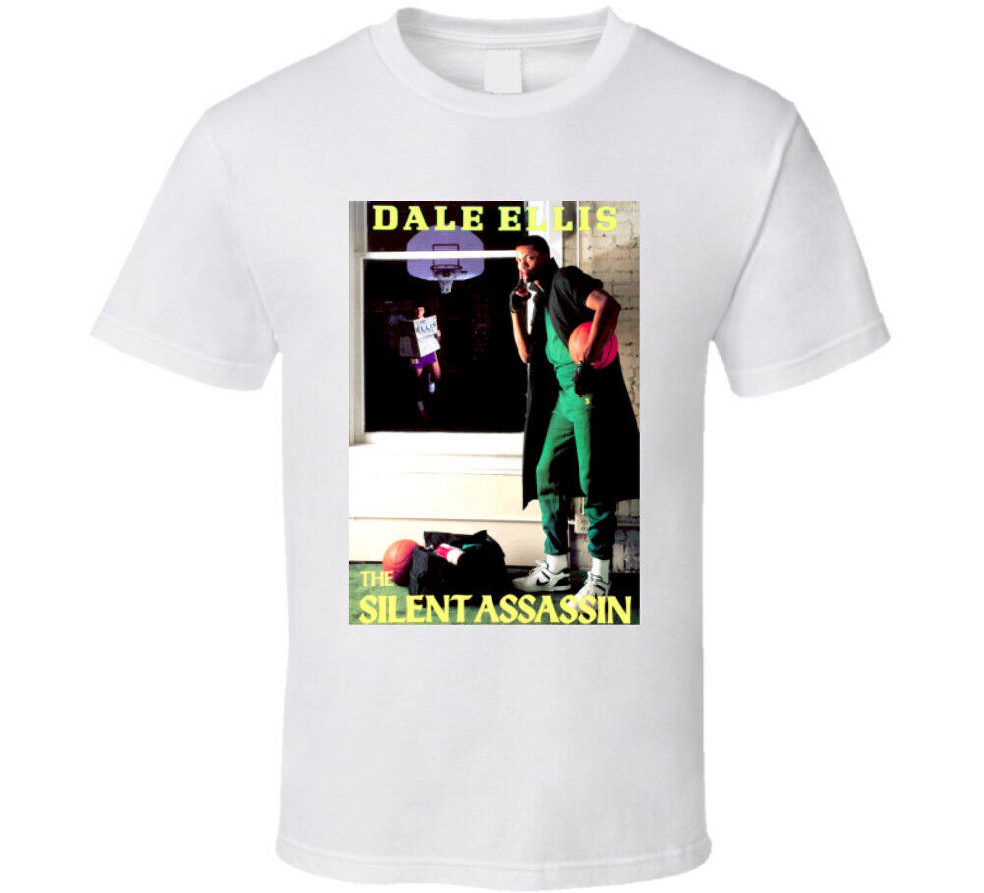 Retro 1980s Dale Ellis The Silent Assassin T Shirt - Walmart.com