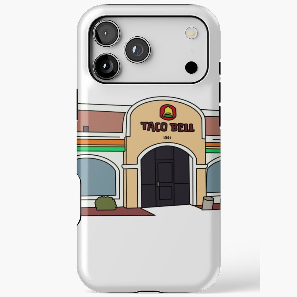 Retro 2000s Taco Building Inspired Design iPhone Case 17 to 11 Pro Max ...
