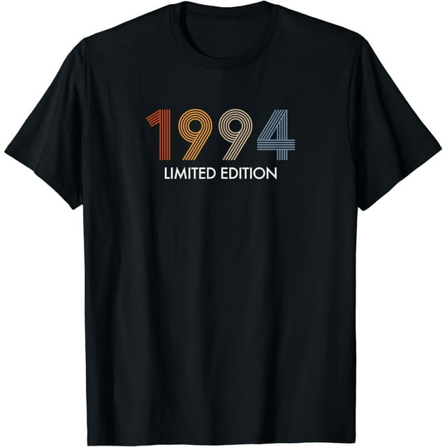 Retro 30 Years Vintage 1994 Limited Edition 30th Birthday T-Shirt ...