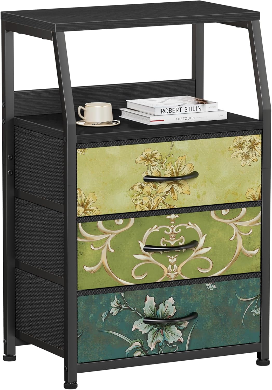 Retro 5 Drawers Dresser, Tall Storage Tower for Bedroom, Closet ...